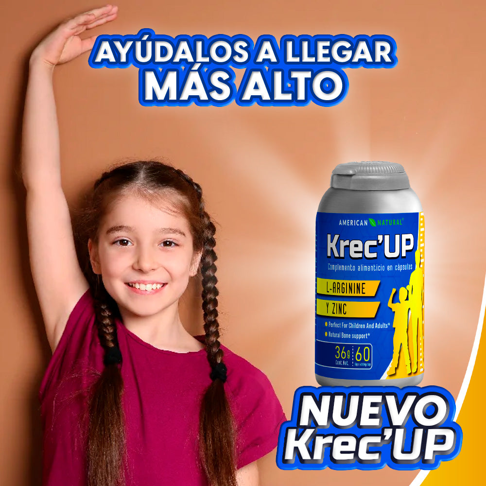 Krec'UP – Suplemento para el crecimiento natural infantil – Full Opciones